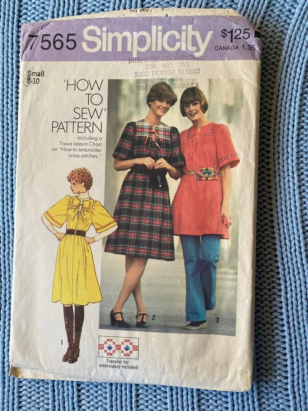 Simplicity | Office | Simplicity Sewing Pattern 7565 Vunic Dress ...